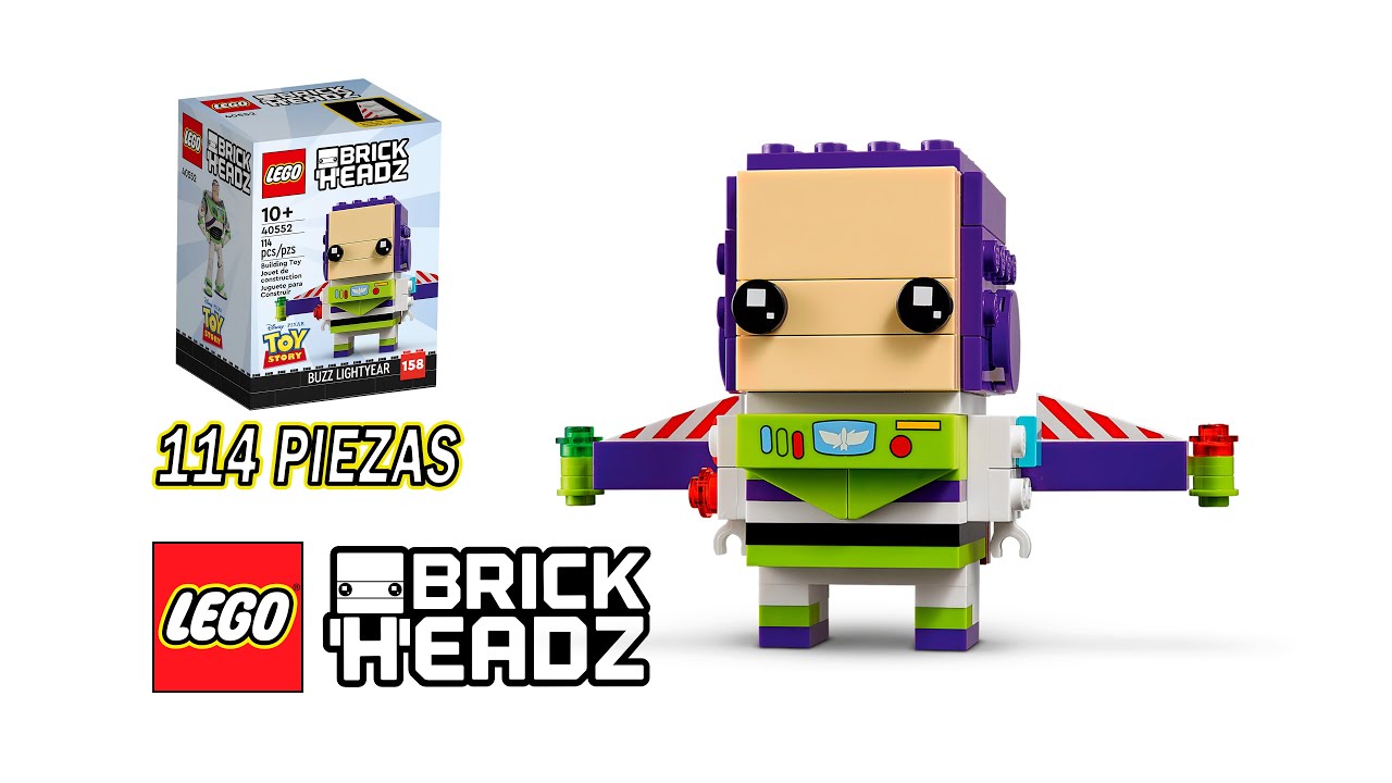 BRICK HEADZ 40552 BUZZ LIGHTYEAR | SPEED BUILD - YouTube