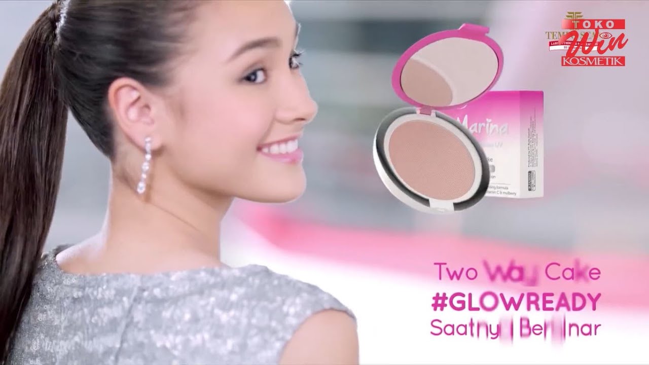 Marina Two Way Cake Face Powder - YouTube