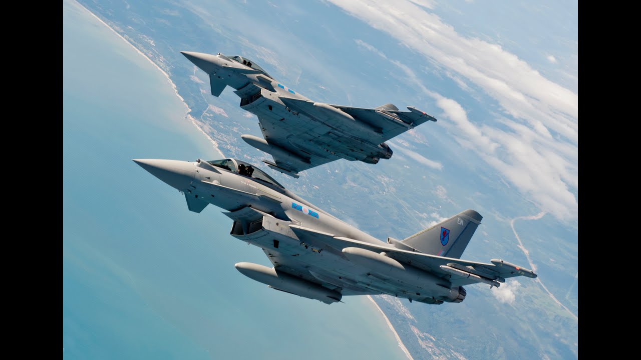 Eurofighter Typhoon Take-Off At Liverpool John Lennon Airport (20/09 ...