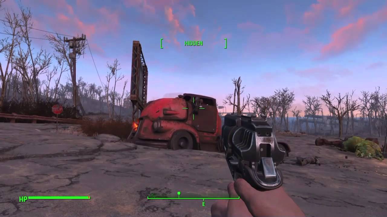 Fallout 4 - Random car explosion - YouTube