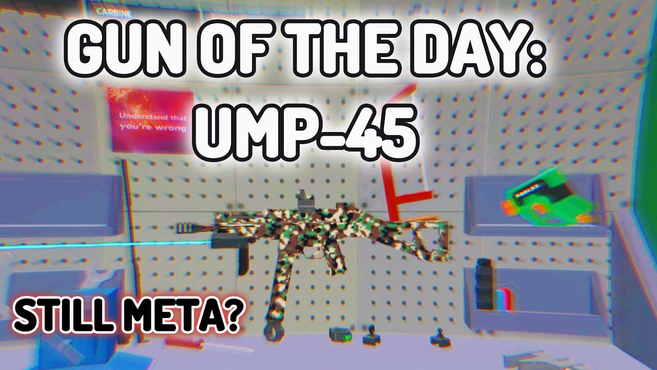 PHANTOM FORCES - GUN OF THE DAY 4: UMP-45 - YouTube