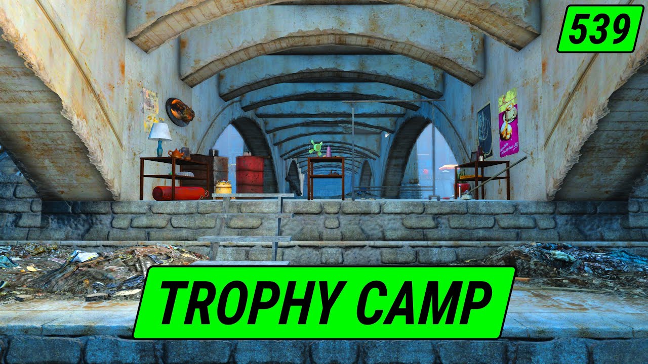 Trophy Camp | Fallout 4 Unmarked | Ep. 539 - YouTube