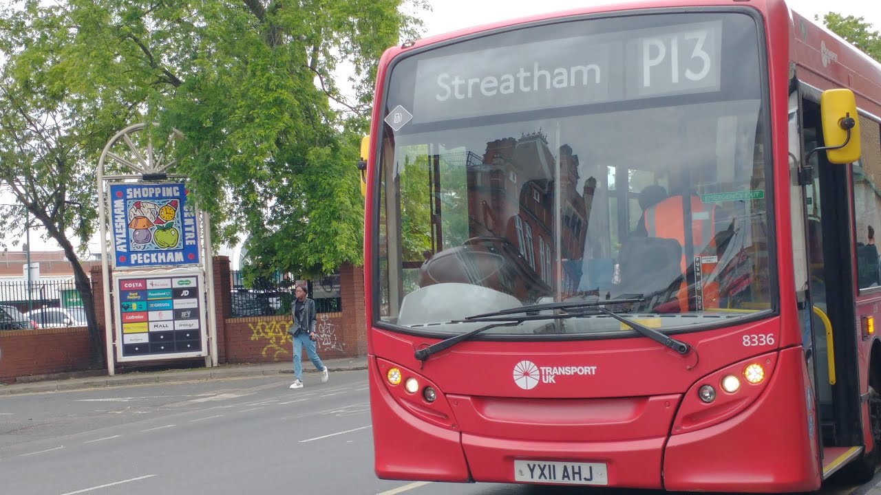 Transport UK 8336 on bus route P13 - YouTube