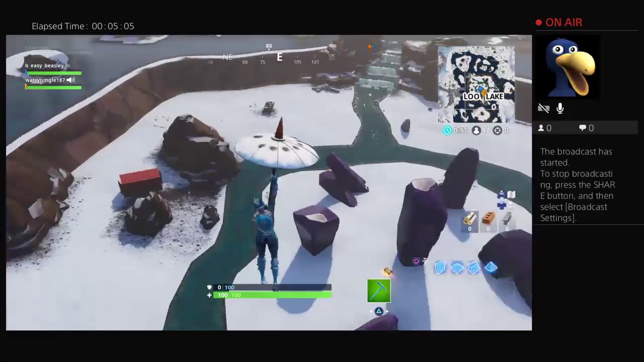 Playing fortnight - YouTube