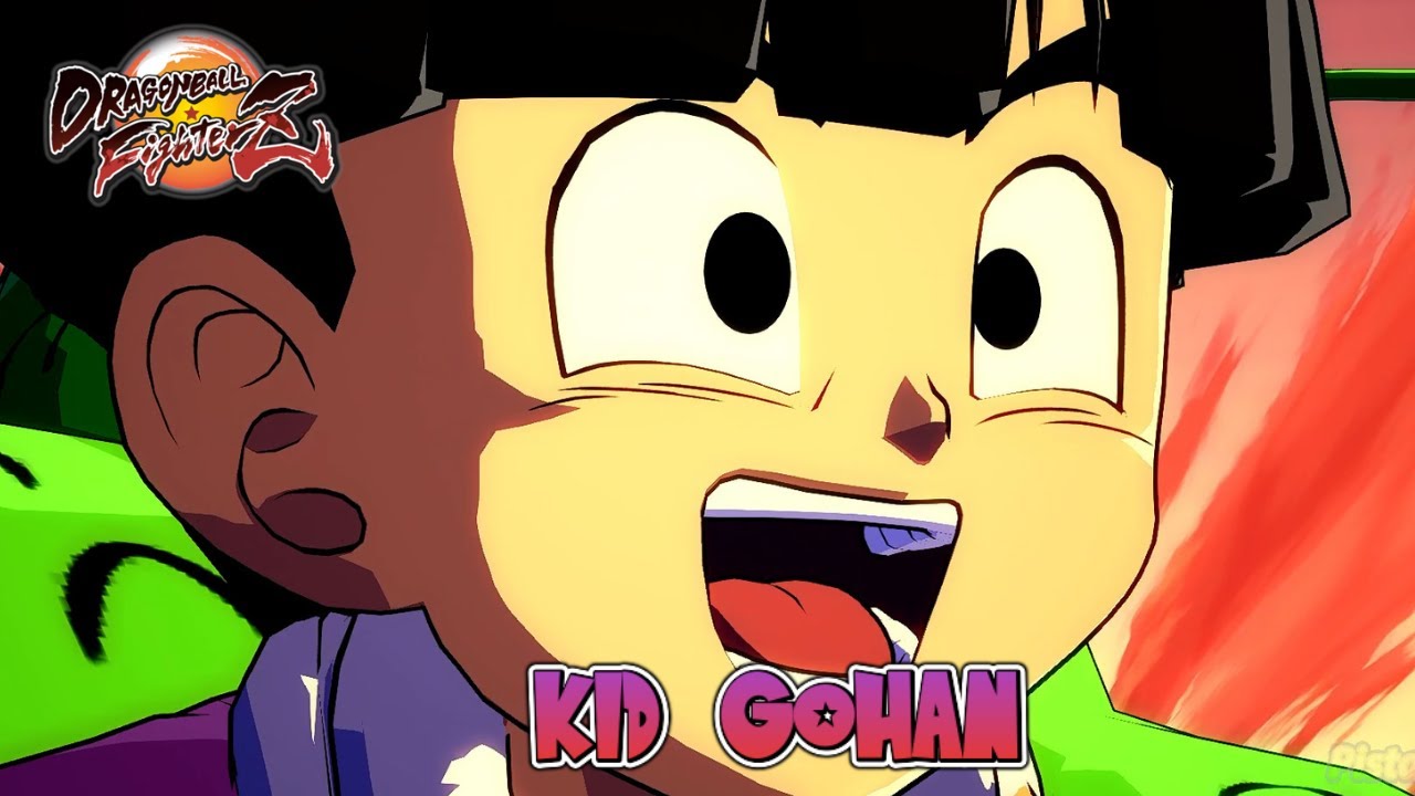 dragon ball fighterz Kid Gohan join the fight - YouTube