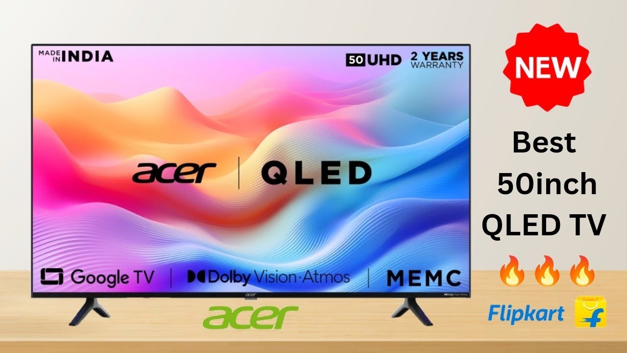 Acer V Series 4K Ultra HD Smart QLED Google TV | Acer TV India ...