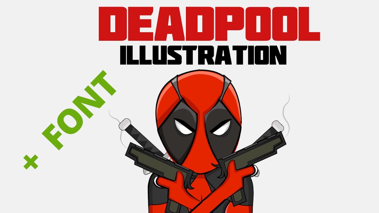 Mini-Deadpool Illustration Speed Art - YouTube