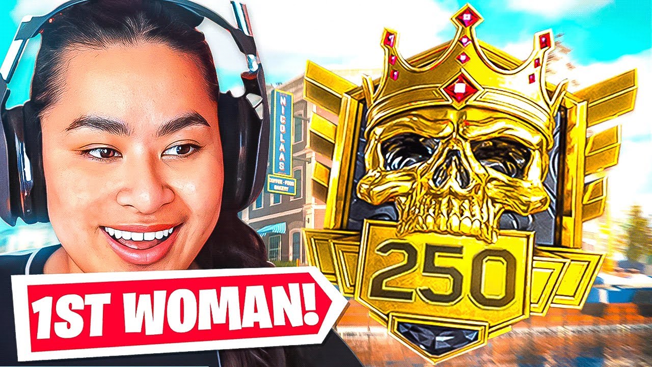 First Female In Top 250 Warzone Ranked Season 6 Youtube