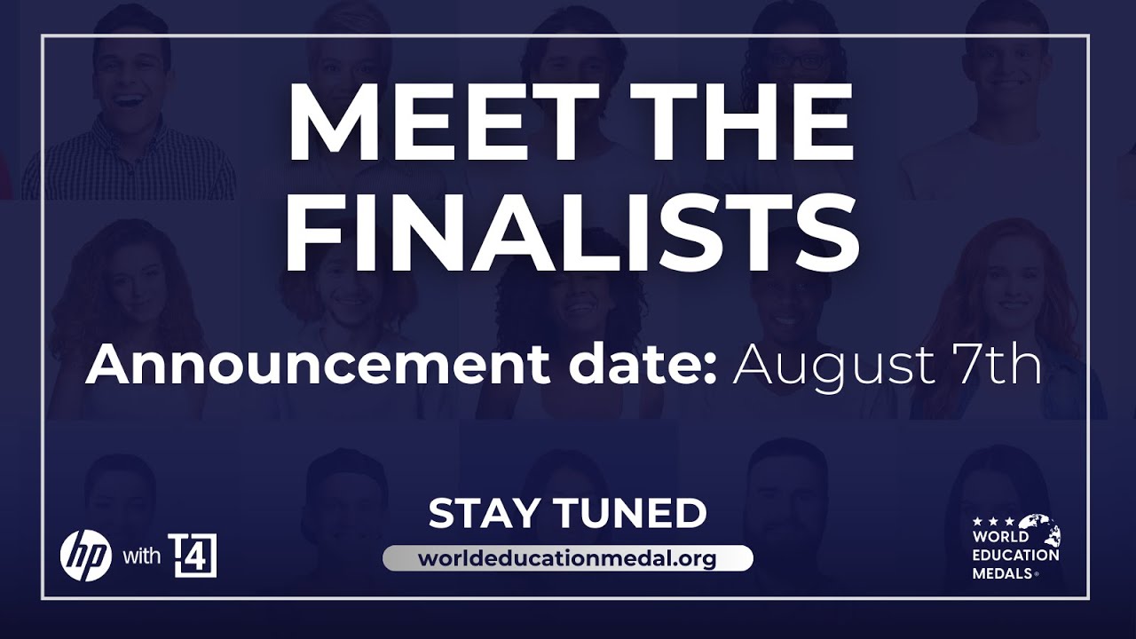 World Education Medal 2024 | Finalists Announcement - YouTube