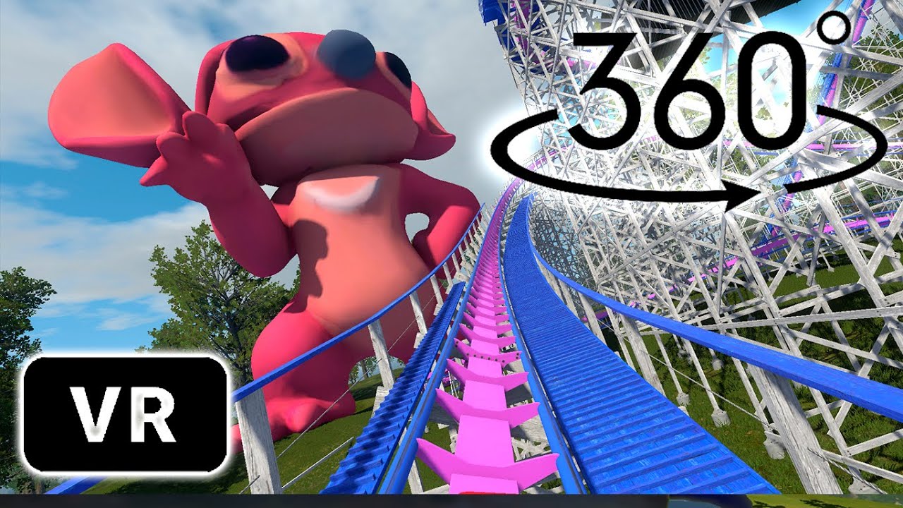 Stitch Roller Coaster: VR 360° POV Ride #LiloAndStitch #stich - YouTube
