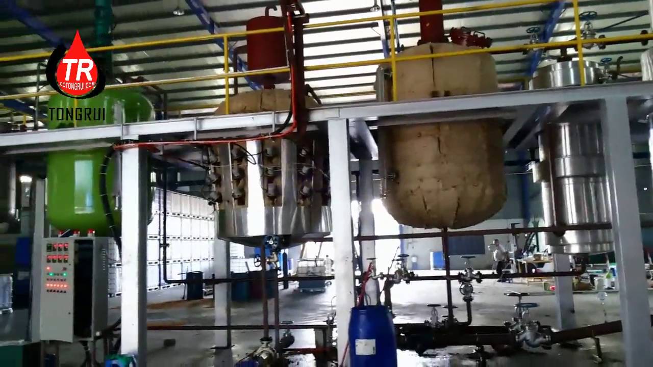 DIR waste engine oil distillation plant/oil recycle machine vedio - YouTube