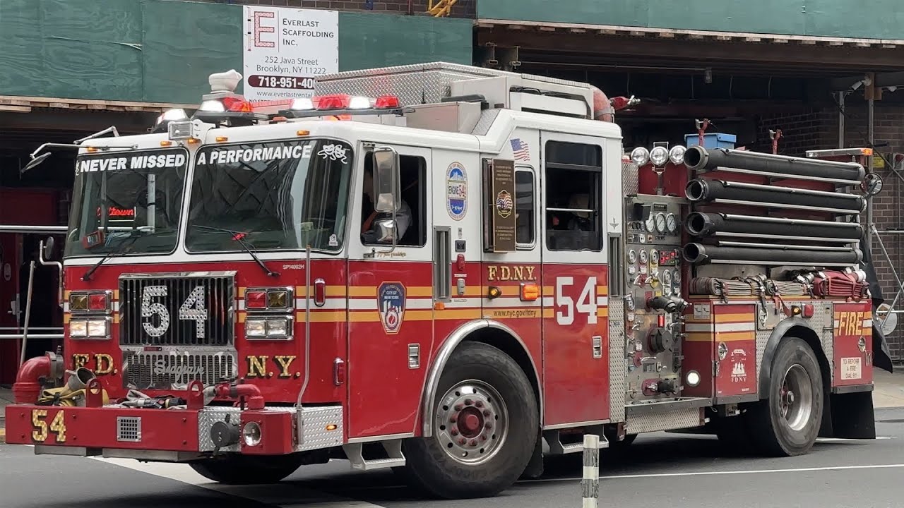 FDNY Engine 54 & Battalion 9 Responding | Pride Of Midtown - YouTube