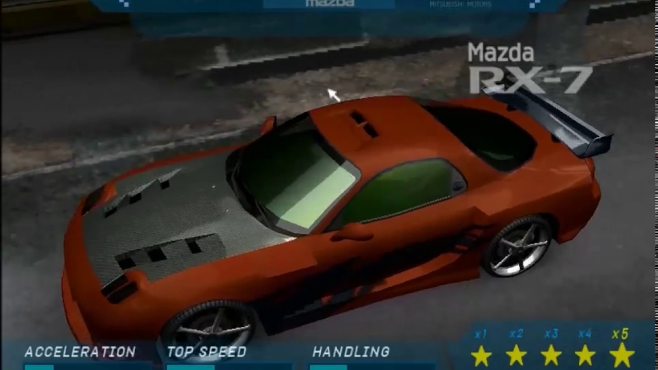 Need for Speed Underground: Customization - Amy Mazda RX-7 - YouTube
