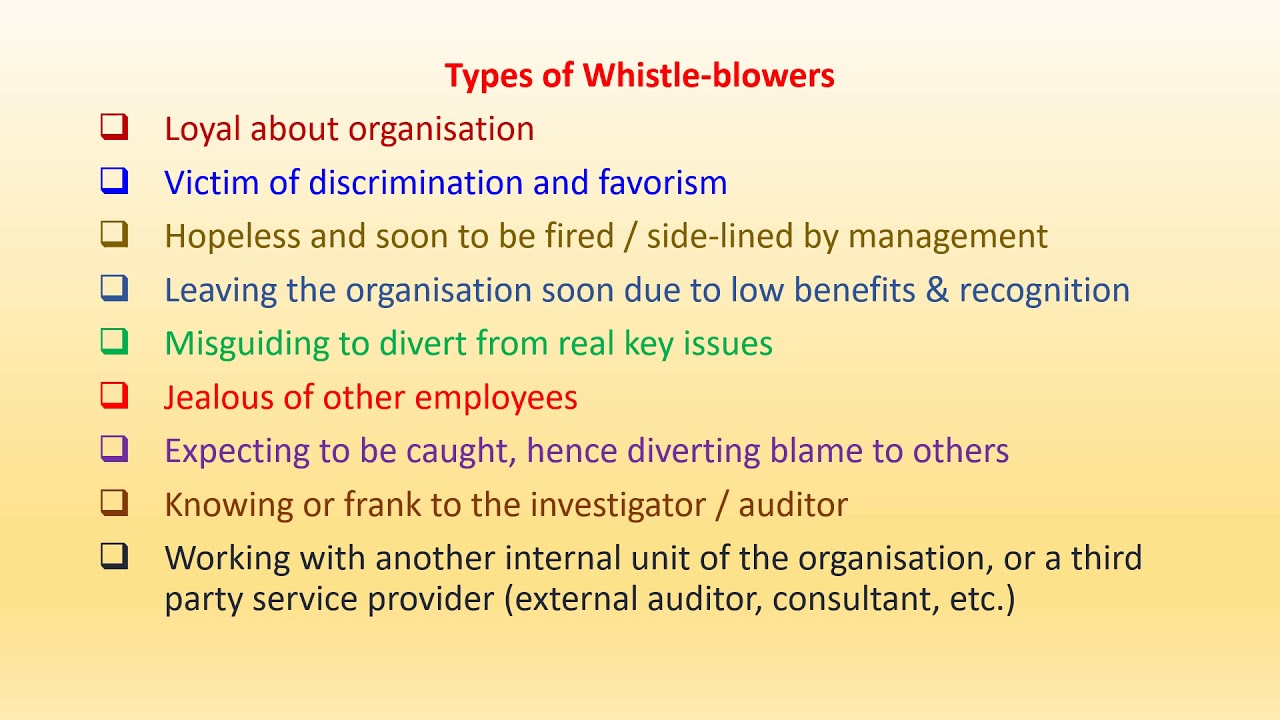 A&FD-U - On-the-Job Whistle-blowers - YouTube