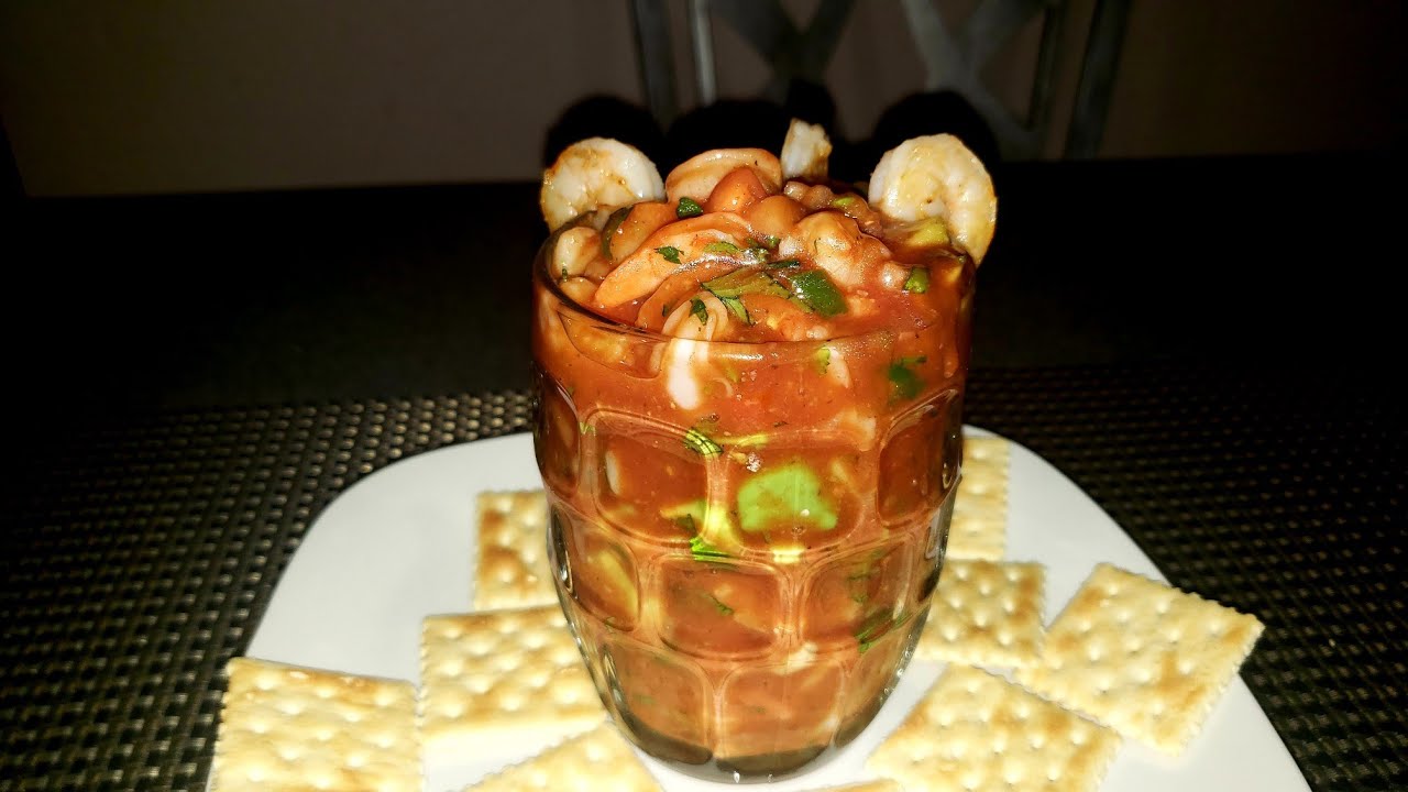 Coctel De Camarones Mit Cerveza Mariscada Imperdible En Naya Cocina De