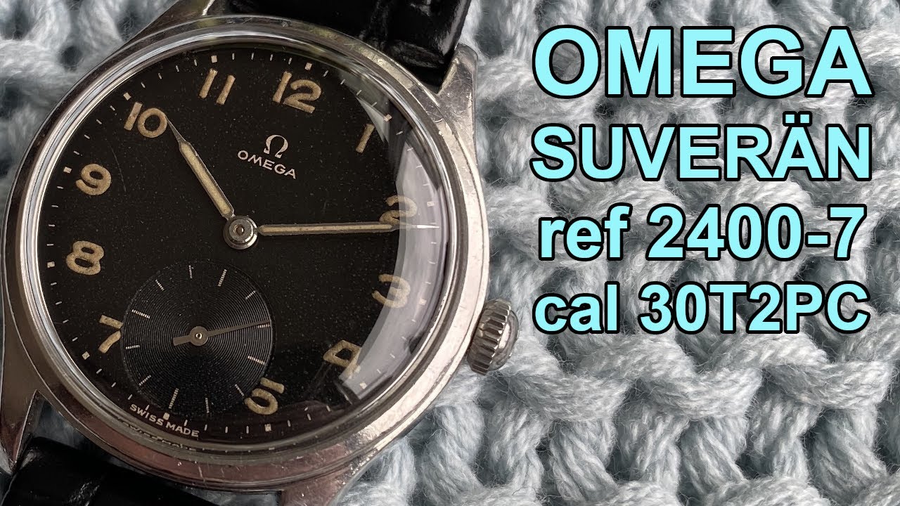 Omega Suverän ref 2400-7 cal 30T2PC - Swedish - 1944 - all original ...