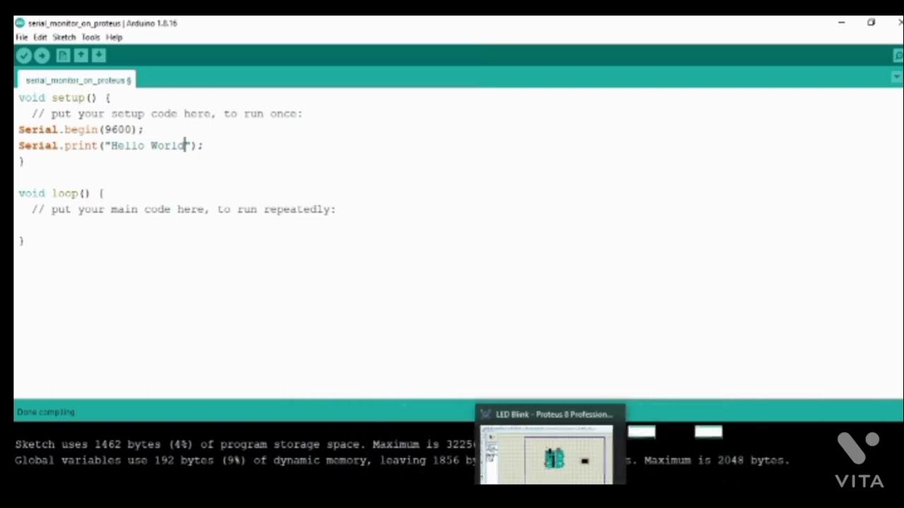 SERIAL MONITOR FOR ARDUINO IN PROTEUS 8|| Software SIMULATION|| - YouTube