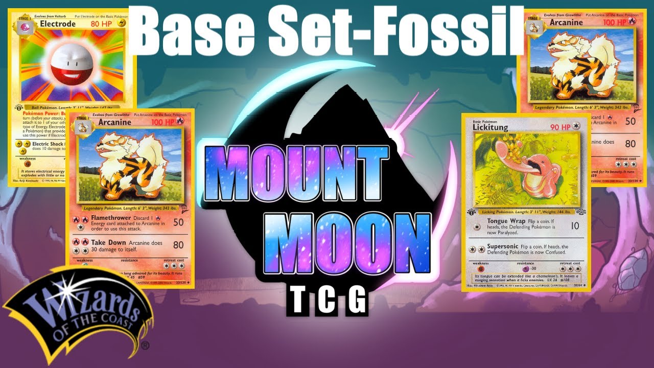 Base Set - Fossil Format - Arcanine Electrode Vs. The Cleaner ...
