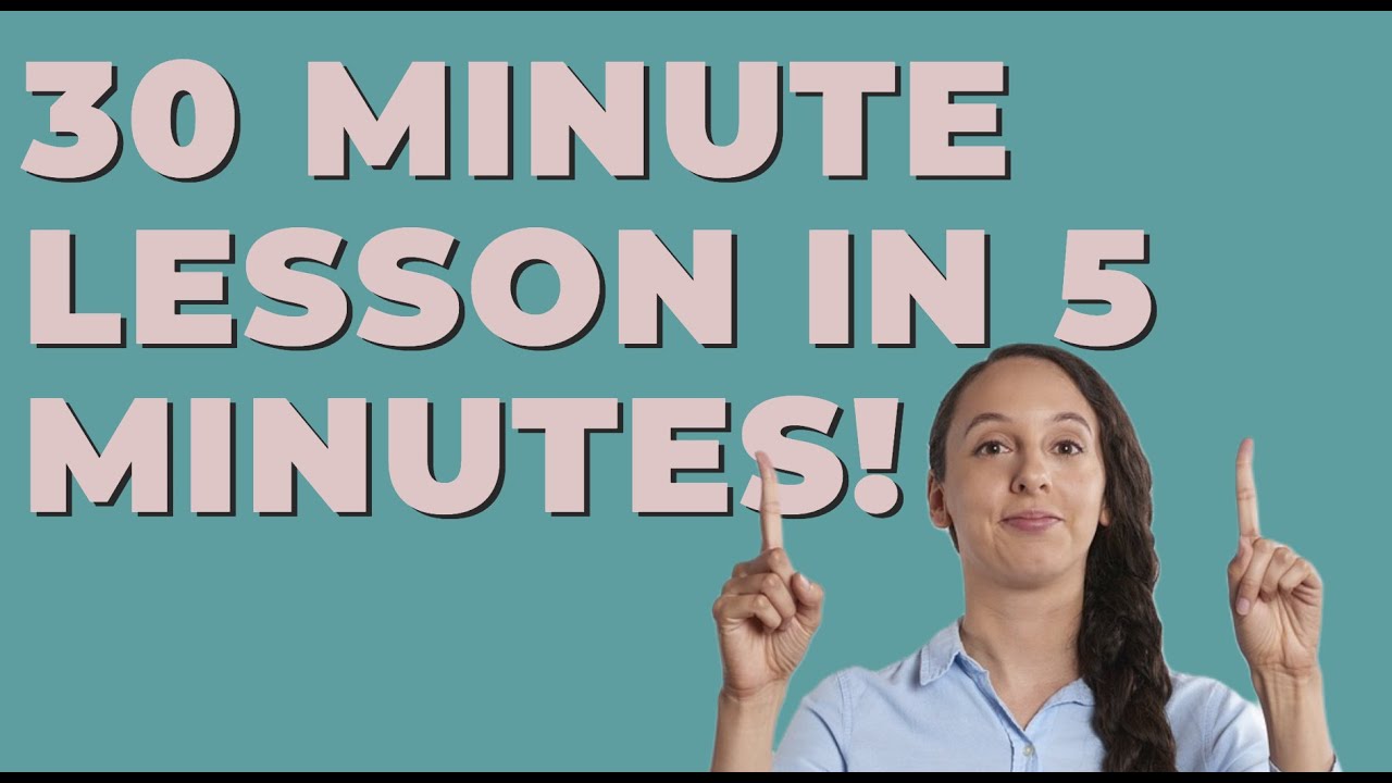 Create a 30 minute Language Lesson in Less than Five Minutes with Chat ...