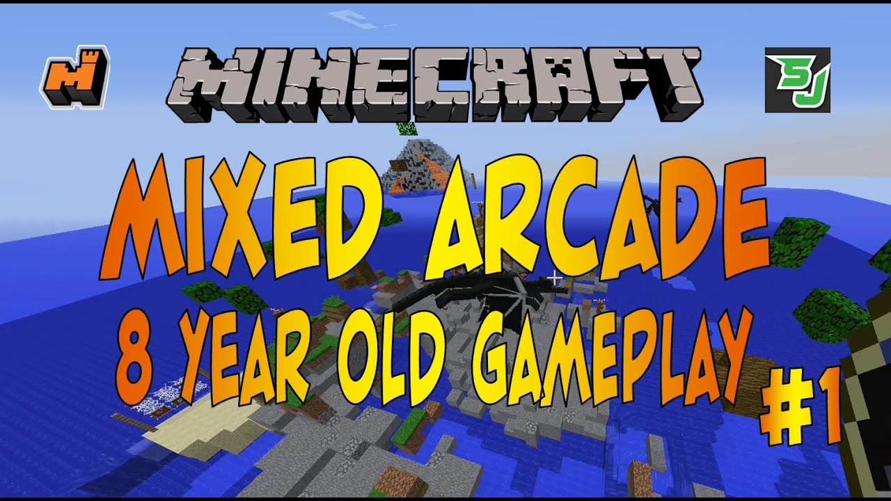 Minecraft: Mineplex Mixed Arcade #1 [8 year old gameplay] - YouTube