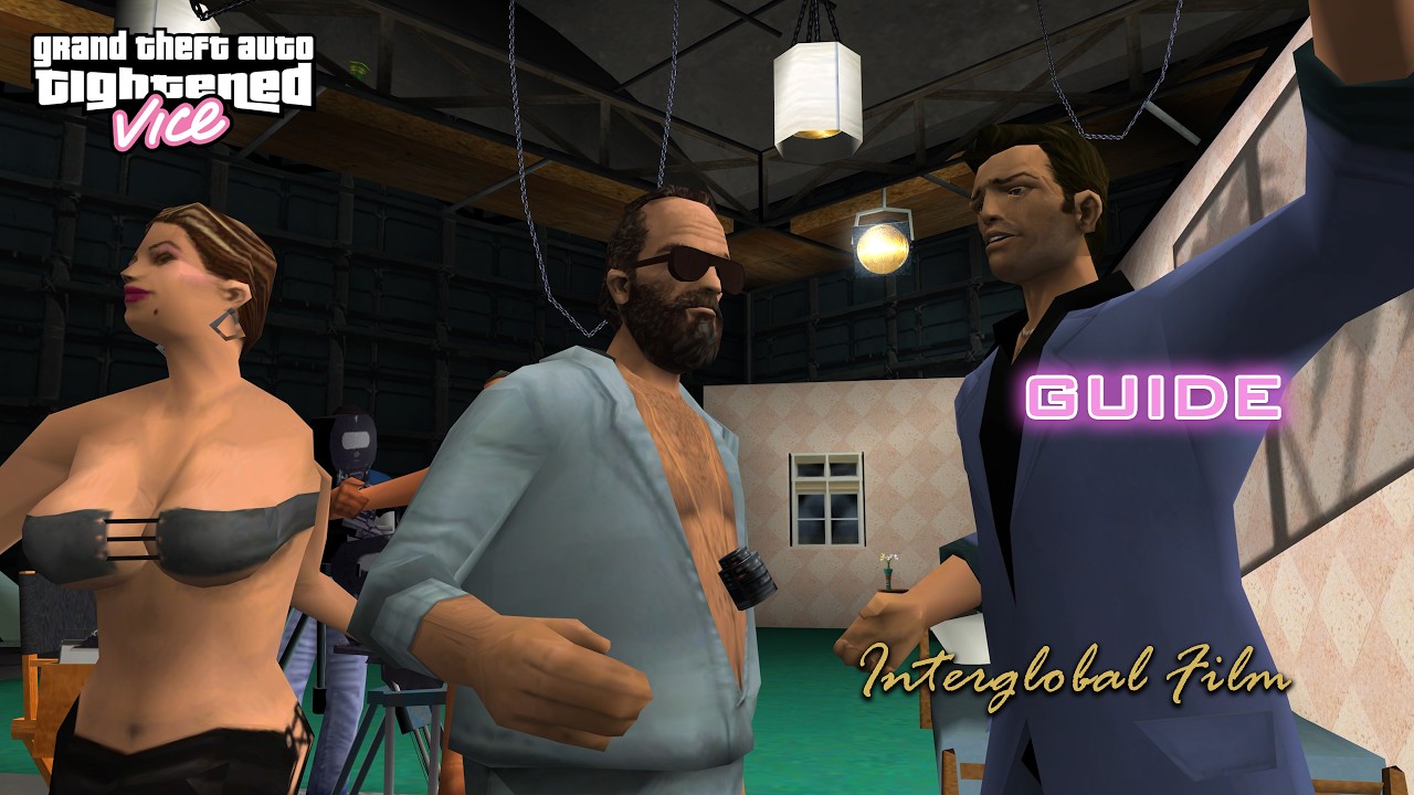 GTA Tightened Vice Mod Guide | All InterGlobal Film Studio Missions - YouTube