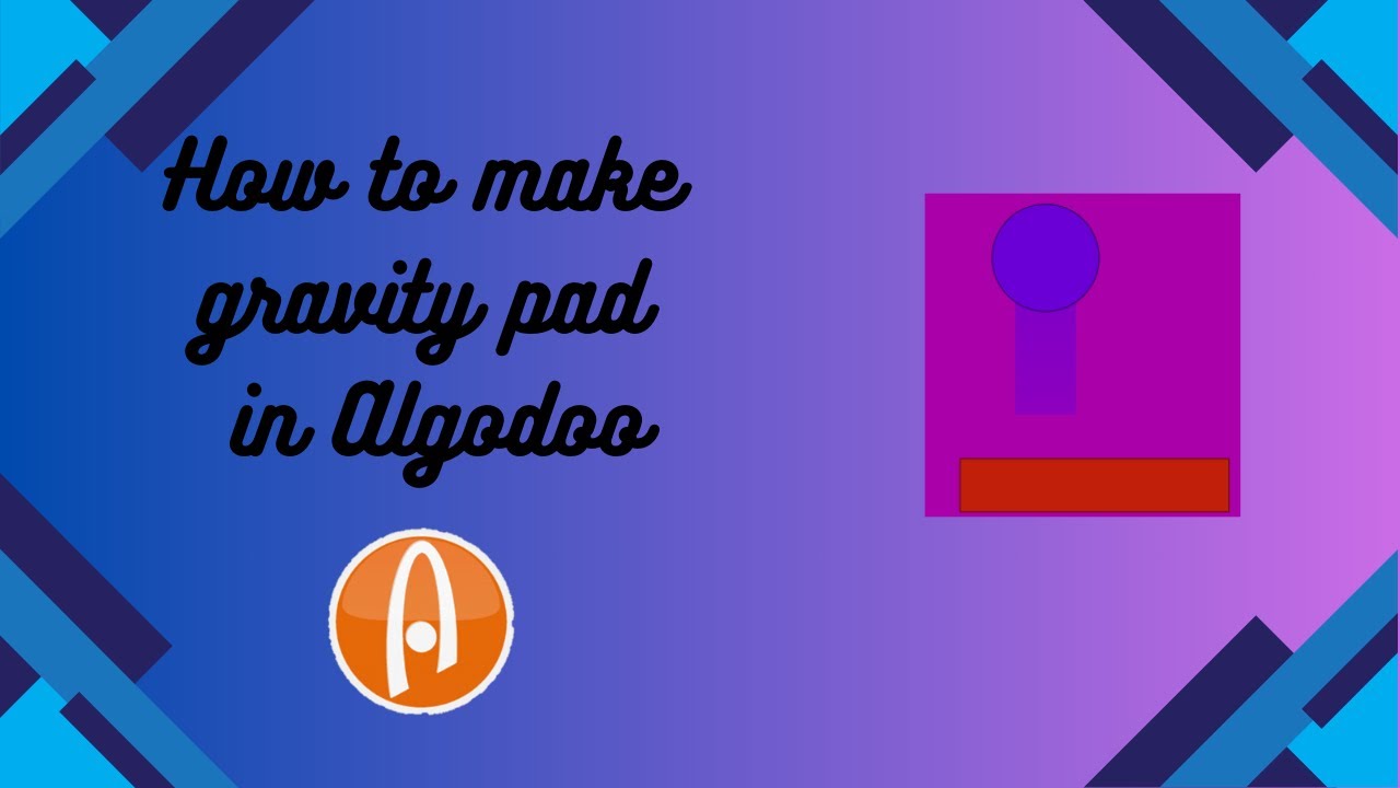 How to make a gravity pad in algodoo - YouTube