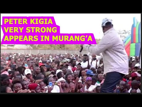PETER KIGIA WA ESTHER PERFORMS IN PUBLIC FOR THE FIRST TIME SINCE HE ...