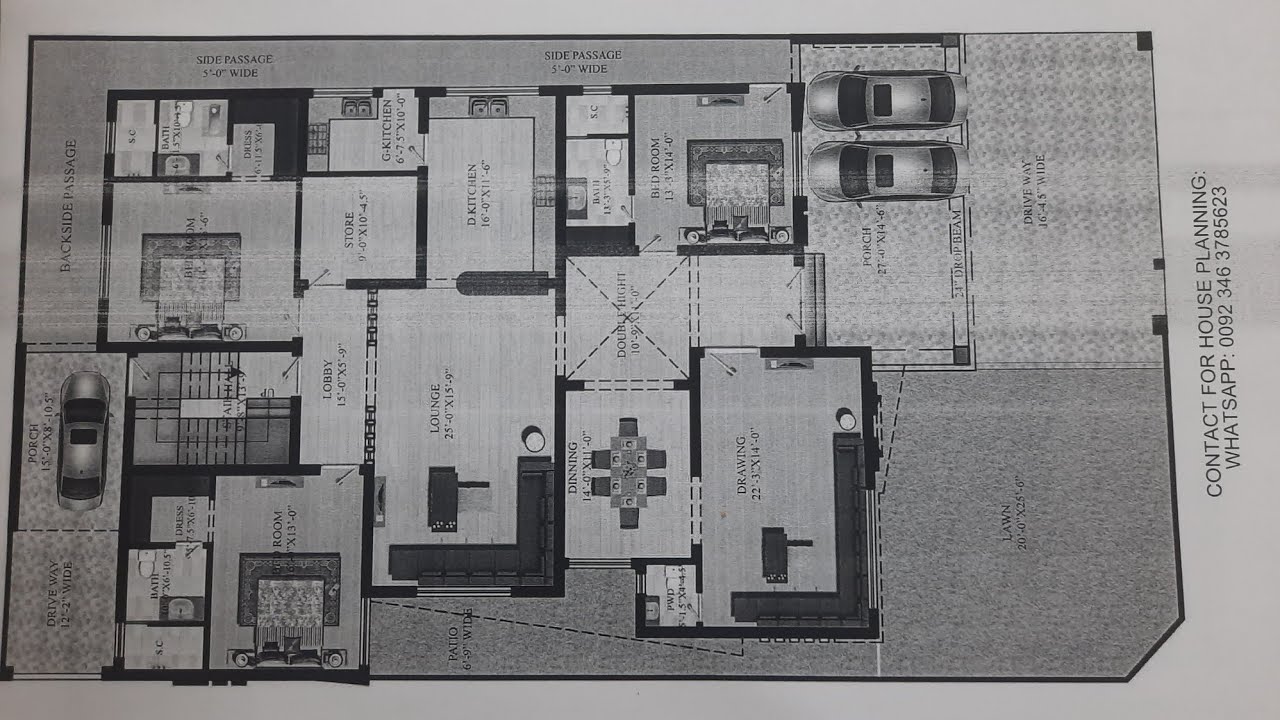 40 x 80 House Plan - YouTube