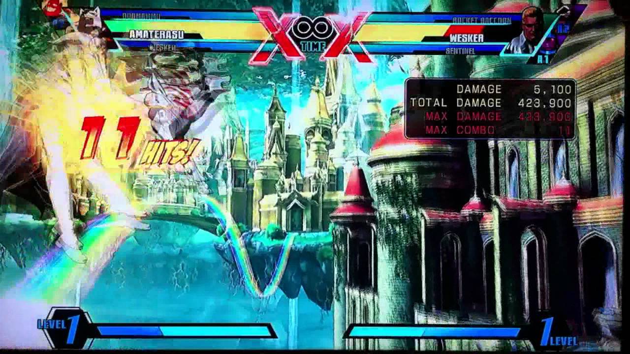 UMvC3 - Amaterasu TAC Whiff Combos - YouTube