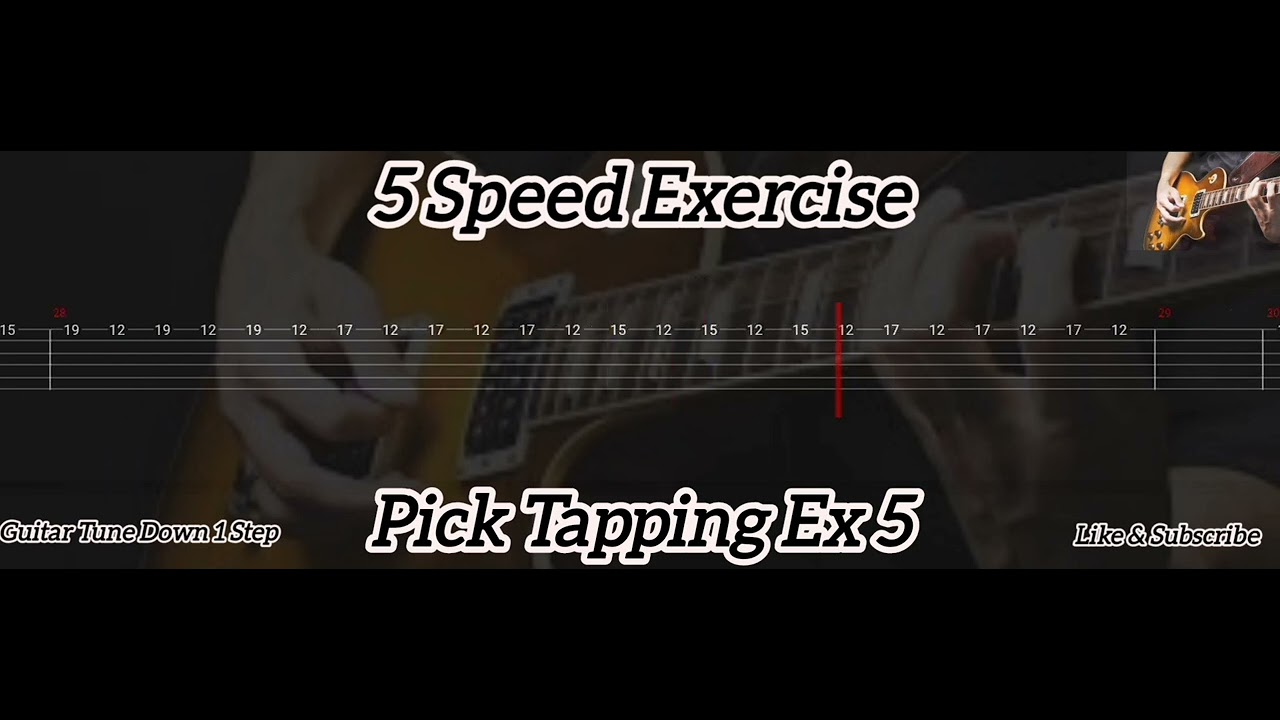 5 Speed Exercise ( Tab Guitar ) - YouTube