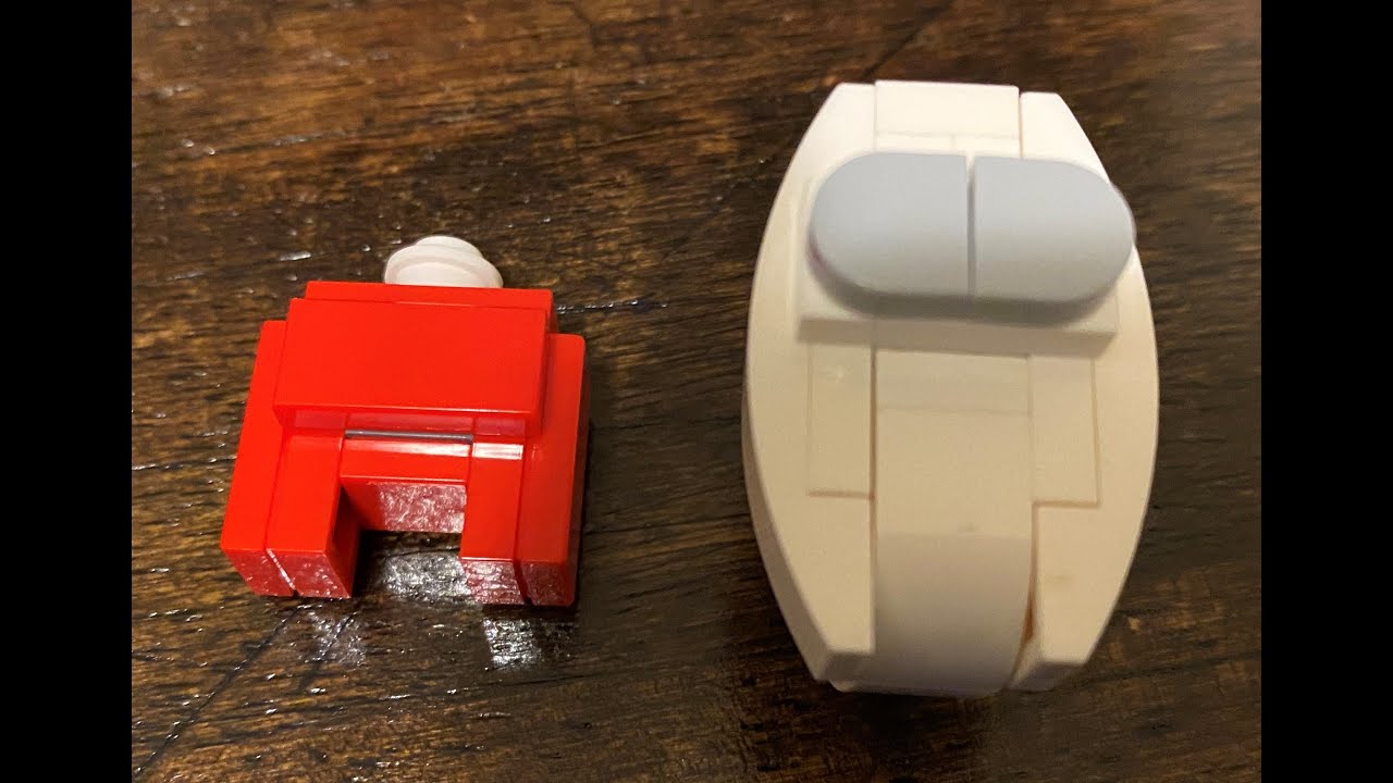 How to make a LEGO Among Us ghost and dead body - YouTube
