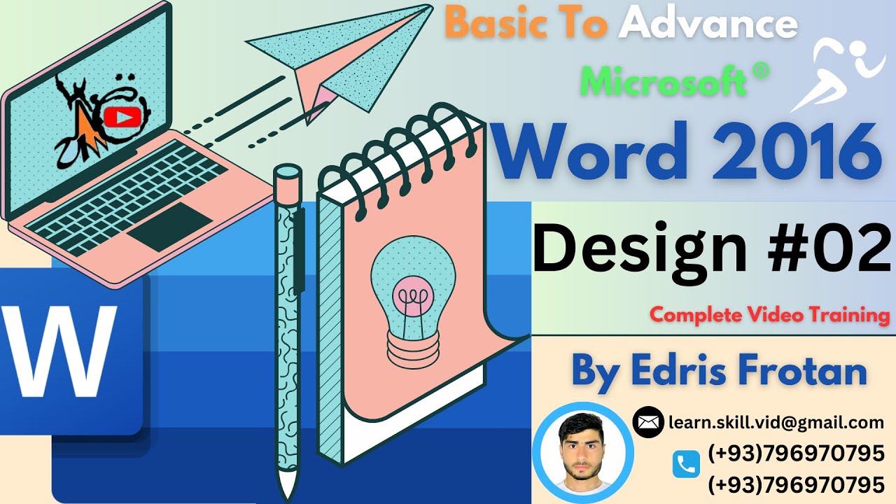MS.Word / Design / Part #02 - YouTube
