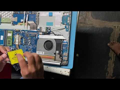How to replace SSD HP Laptop PC 15-dw3000 - YouTube