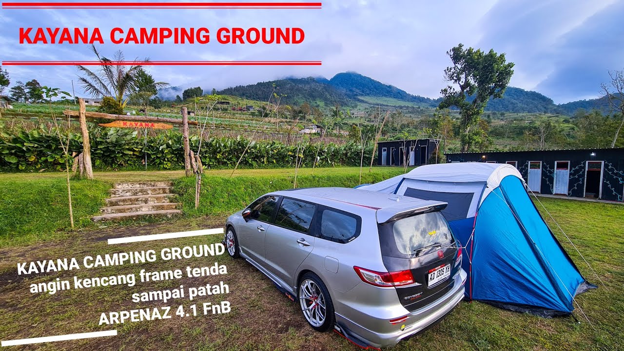 Kayana camping ground || angin kencang || Arpenaz 4.1 FnB - YouTube