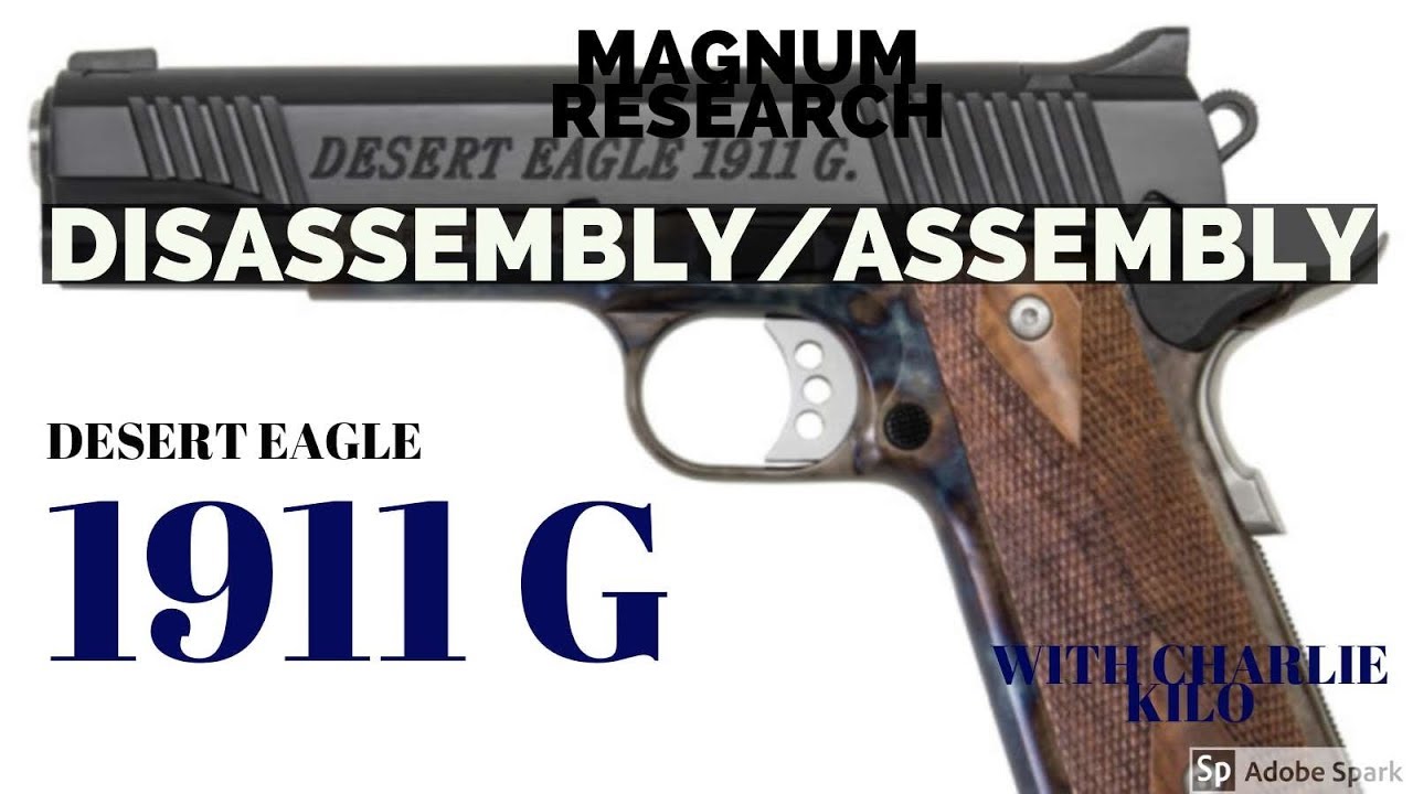 Magnum Research Desert Eagle 1911 Disassembly & Assembly - YouTube