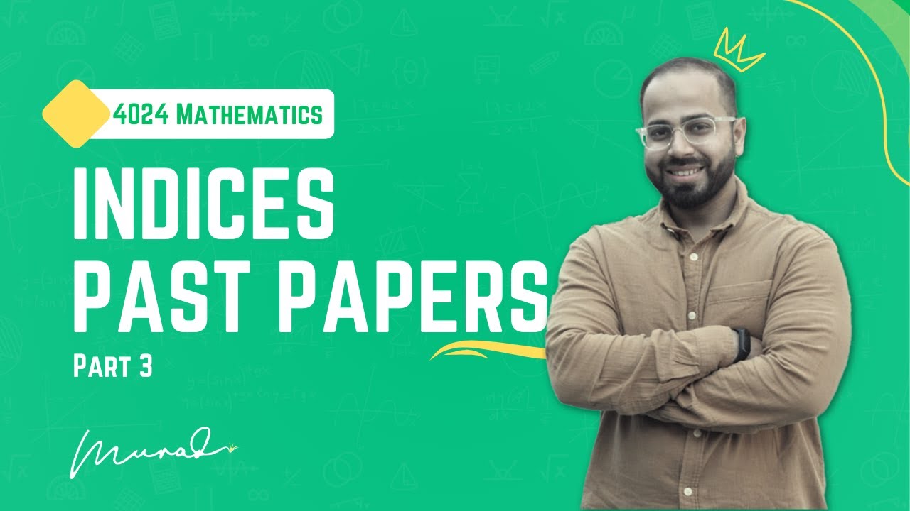 Indices Past Paper Part | 2016 till 2020 | Practice session | Rules | O ...