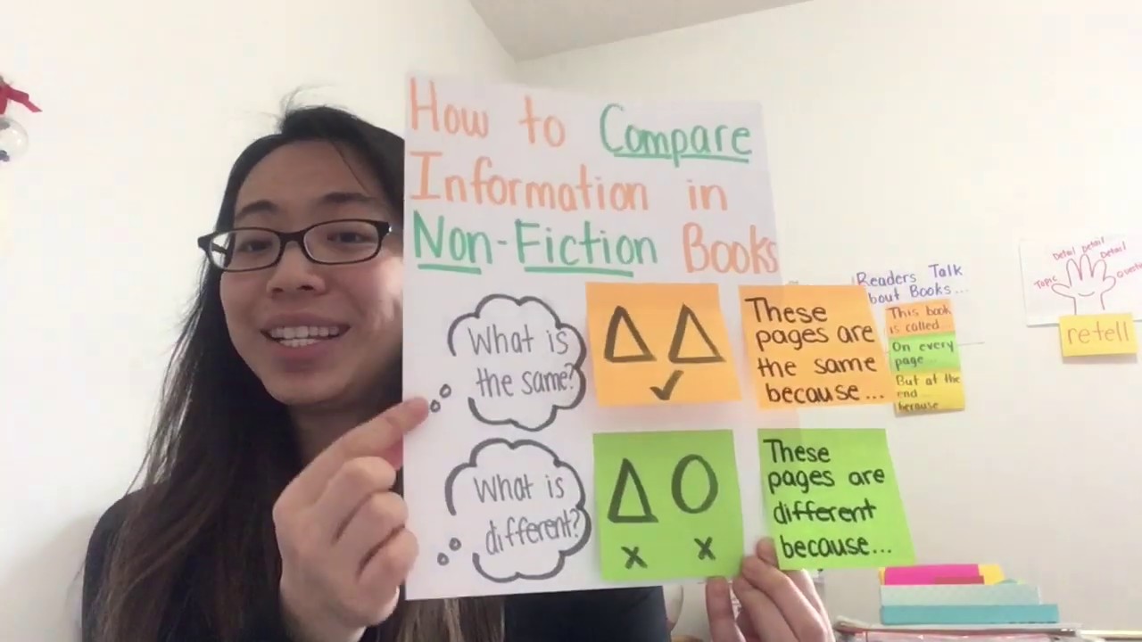 Reading Nonfiction Books Comparing Information - YouTube