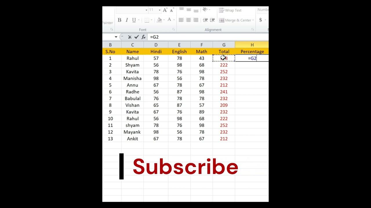 Percentage Formula In Excel Excel Excelformula Exceltips Youtube