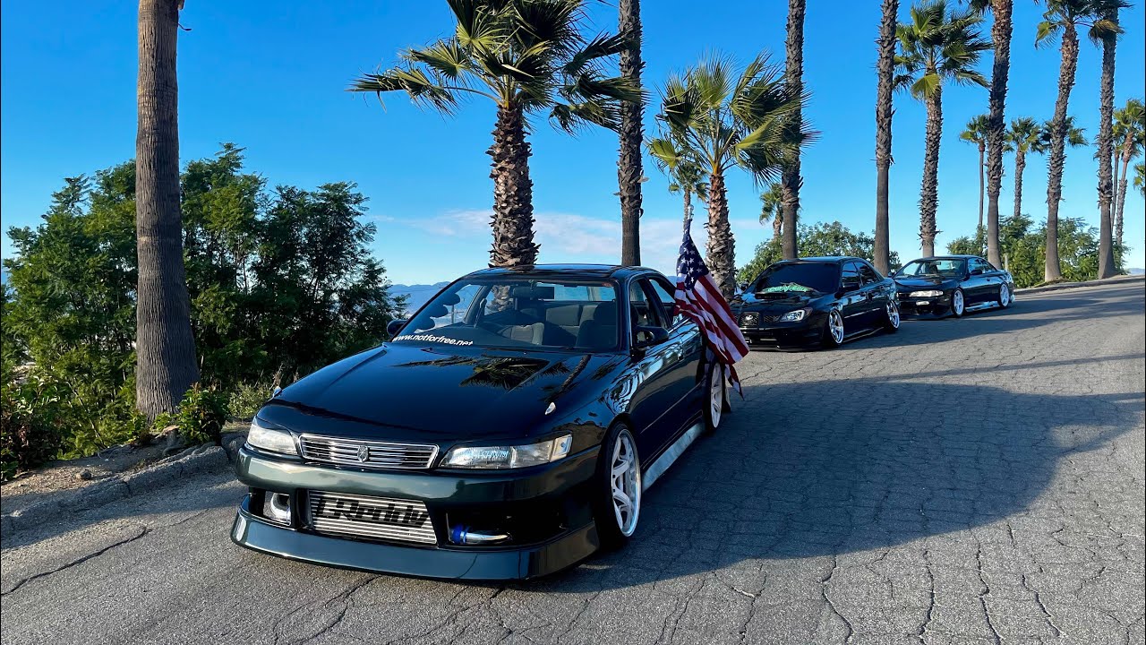 HITTING THE STREETS: JZX90 1JZGTE AND A STANCED IMPREZA WRX! - YouTube