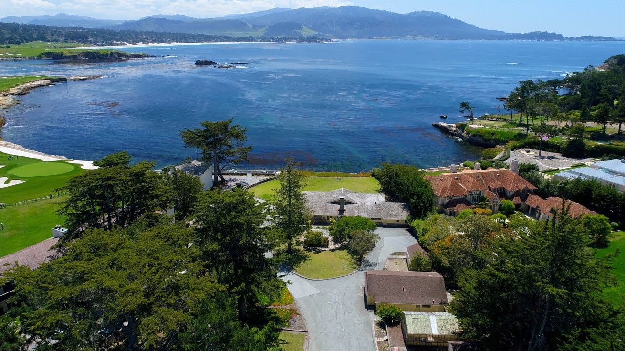 Pebble Beach by Douglas Thron drone real estate videos - YouTube