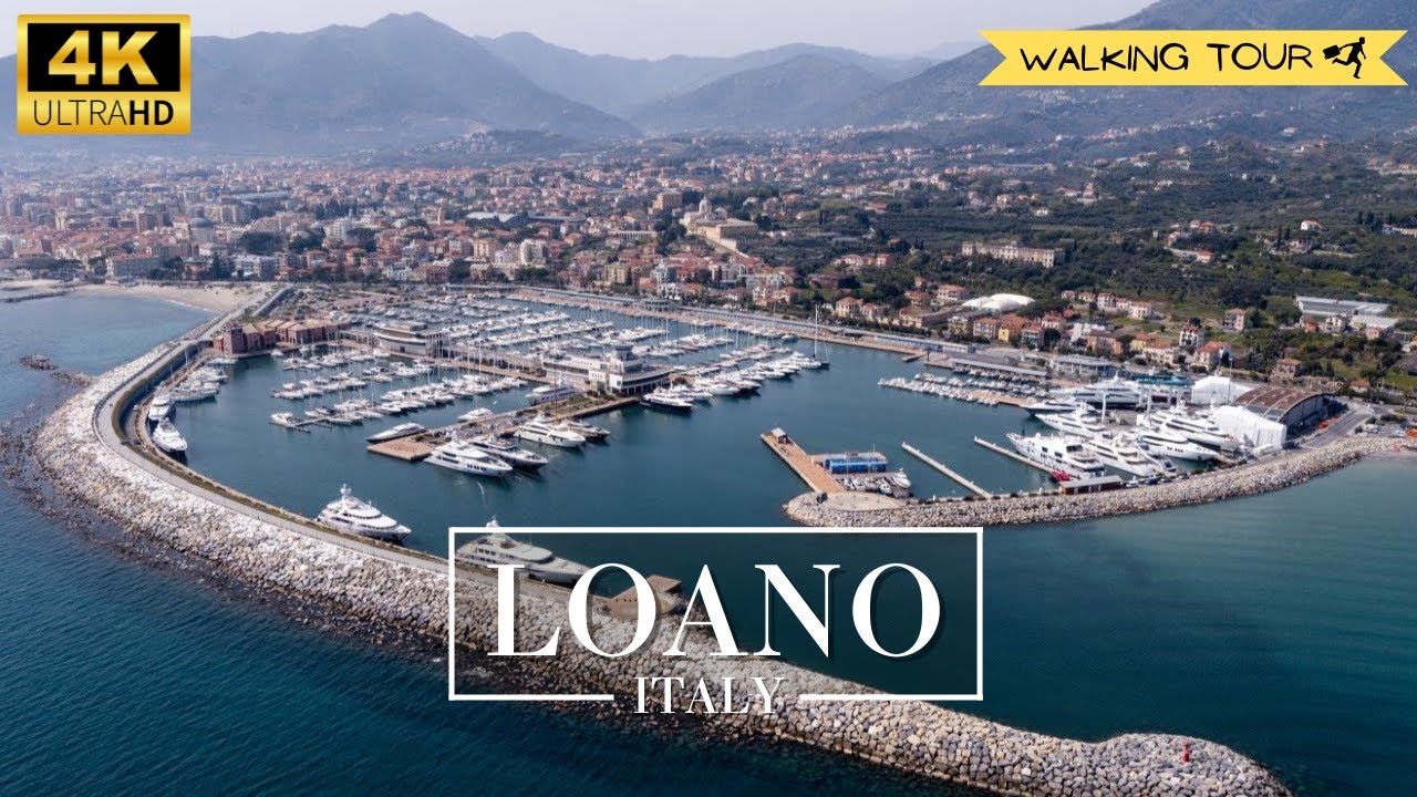 Walking Tour in LOANO 4K (UHD) - Exploring Italy - YouTube