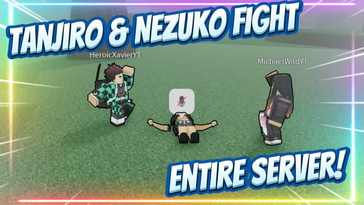 Tanjiro & Nezuko Fights Entire Server | Rogue Demon - YouTube