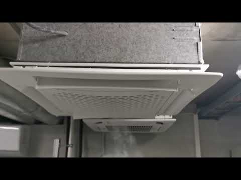 Sabiana #fancoil with standard panel distributes cool air