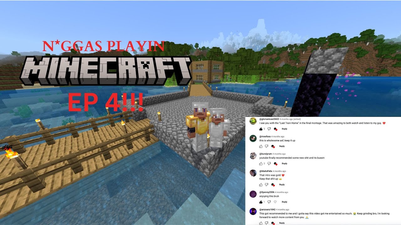 2 black people play minecraft: ep 4 - YouTube
