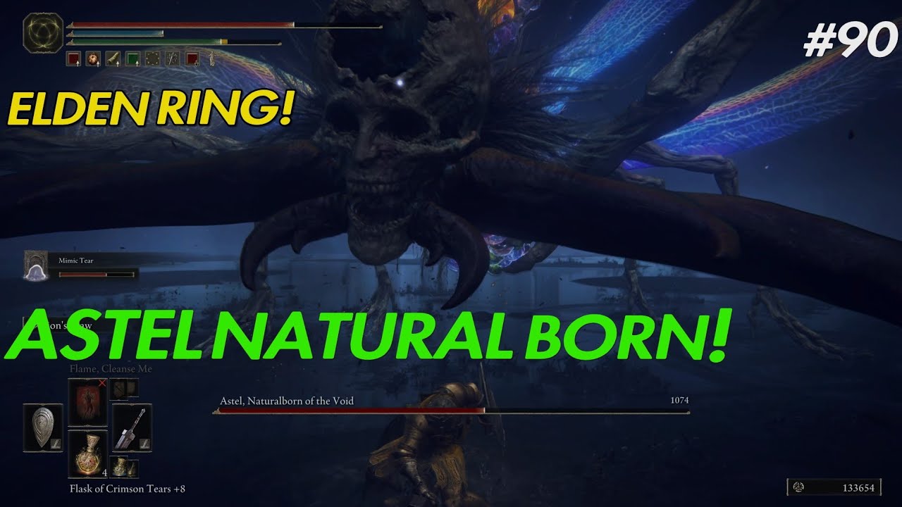 ELDEN RING #90: Astel Natural born of Void & Dark Moon Ring! - YouTube