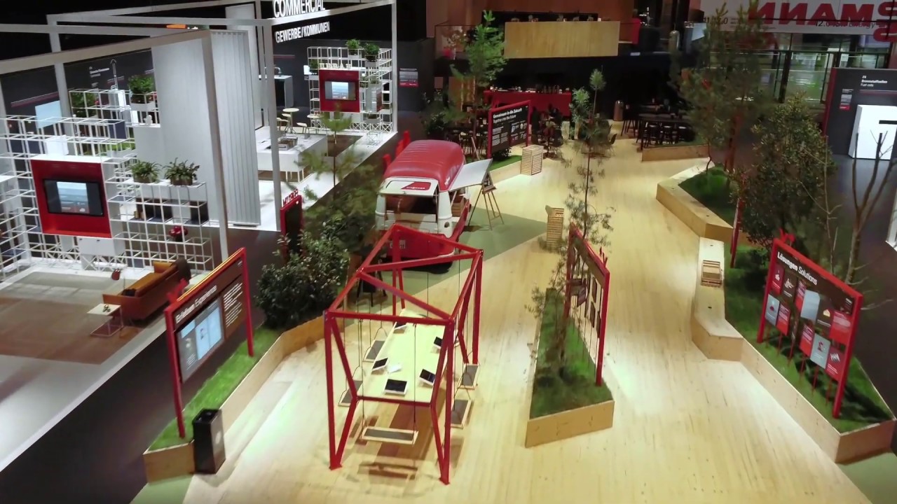 GRID Displays for Viessmann Fair Stand ISH 2019 - YouTube