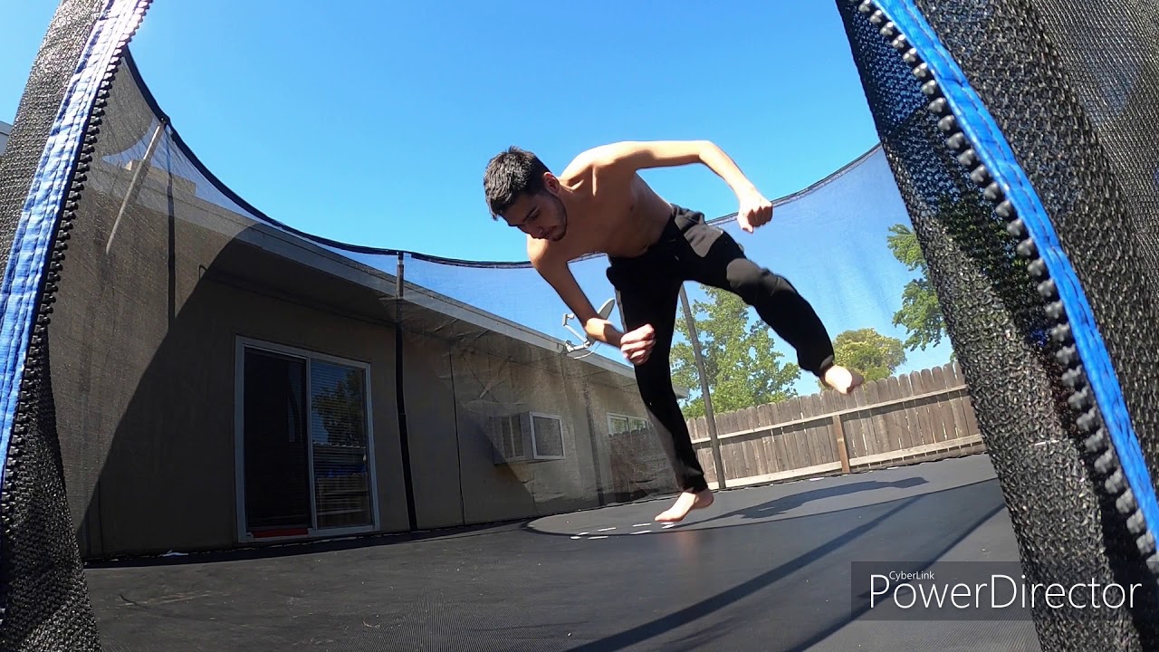Hyper Cork/Boxcutter J - Step Progression on Trampoline p1 - YouTube