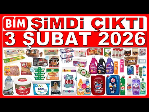 BİM 3 ŞUBAT 2026 | TOZ DETERJAN TEMİZLİK ÜRÜNLERİ | BİM TEMEL GIDA VE KAHVALTILIK | BİM AKTÜEL
