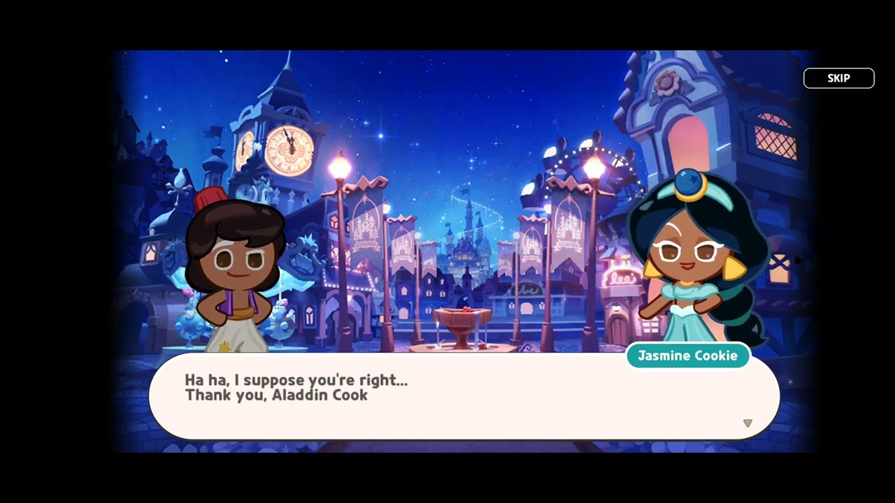 Photo with Disney Cookie: Aladdin & Jasmine Story - Cookie Run: Kingdom ...