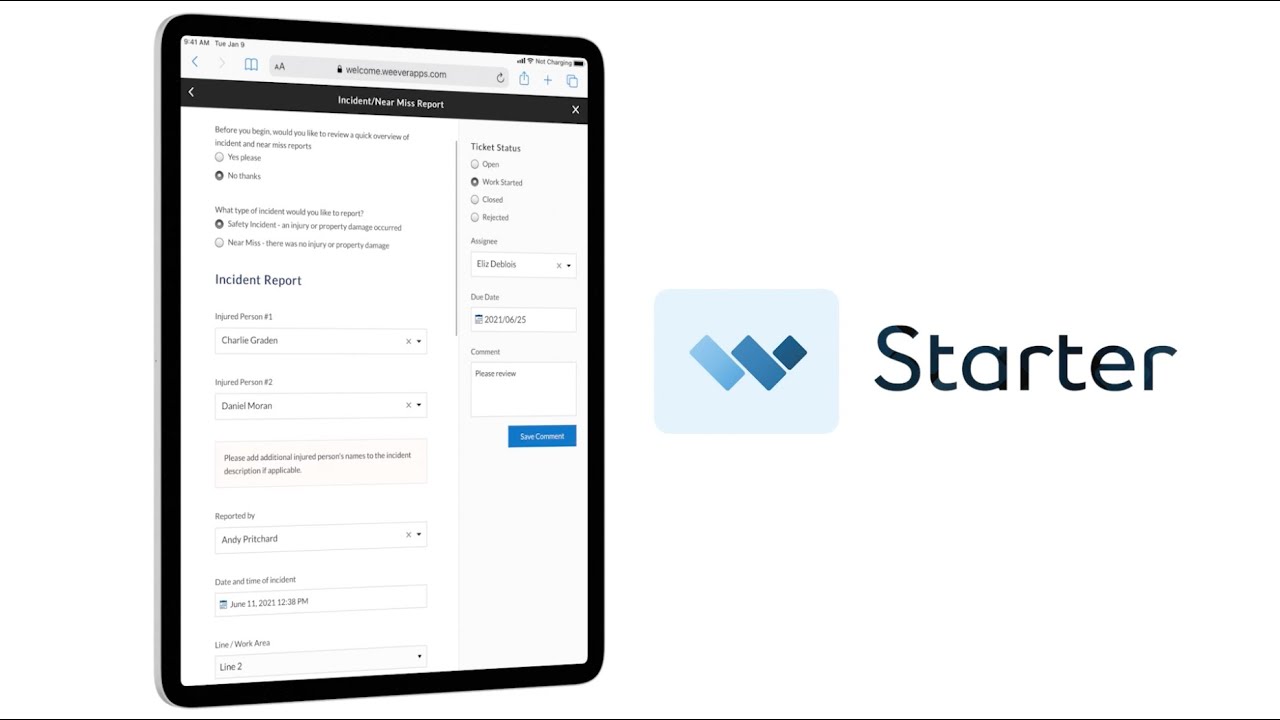Weever Starter - Operations Management Software - YouTube